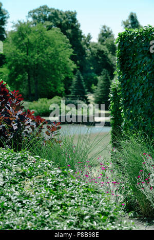 MARKS HALL GARDEN AND ARBORETUM. COGGESHALL ESSEX UK Stock Photo - Alamy