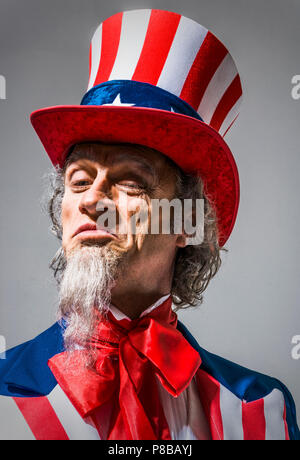Uncle Sam head shot / portrait Stock Photo - Alamy