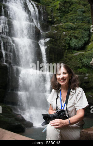 The gorges and mountainous walk through Bifengxia also known as the ...