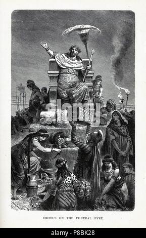 CROESUS' FUNERAL PYRE Stock Photo - Alamy