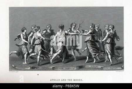MUSES AND APOLLO DANCE Stock Photo - Alamy
