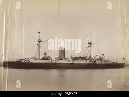 Japanese cruiser Naniwa Stock Photo - Alamy