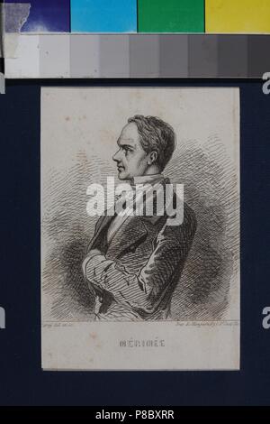 Portrait of the writer Prosper Mérimée (1803-1870). Museum: PRIVATE ...