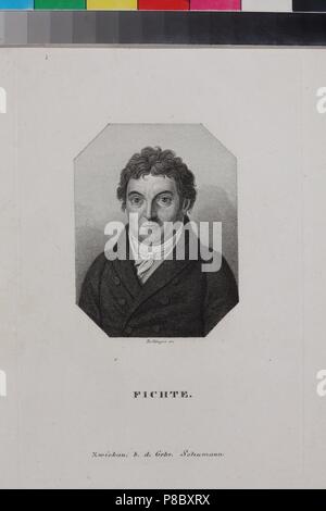 Portrait of Johann Gottlieb Fichte (1762-1814). Museum: PRIVATE ...