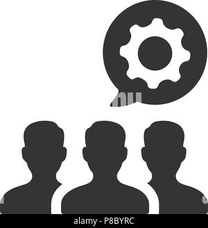 Technical Team Icon Stock Vector Image & Art - Alamy