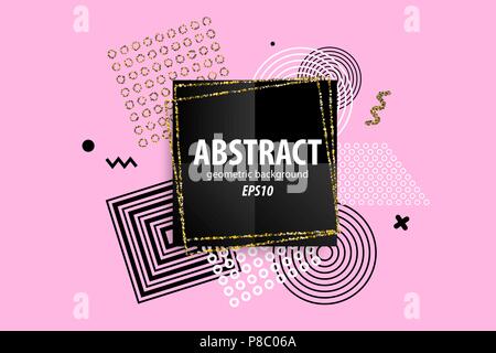 Holiday abstract geometric invitation Stock Vector Image & Art - Alamy