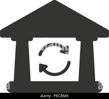 Inter Bank Transaction Icon Stock Vector Image & Art - Alamy