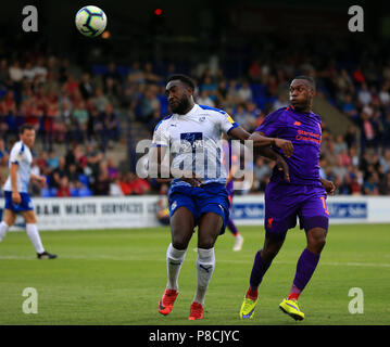 Soccer - Friendly - Tranmere Rovers v Liverpool - Prenton Park Stock ...