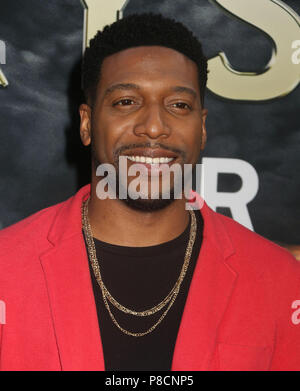 Jocko Sims attends the "Skyscraper" premiere at AMC Loews Lincoln ...