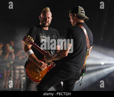 BOCA RATON - JULY 10: 3 Doors Down performs at The Mizner Park ...