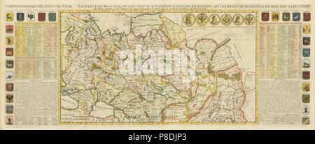 Map of Muscovy. Museum: PRIVATE COLLECTION Stock Photo - Alamy
