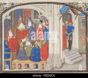 Crusades. Pope Urban II. Council of Clermont. First Crusade Stock Photo ...