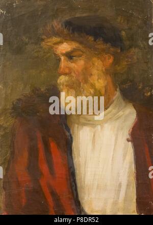 Portrait of the leader of a Cossacks insurrection Stepan (Stenka) Razin ...