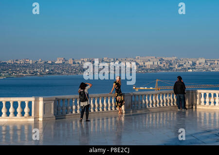 View of The Dagustu Park(Highland Park) in Baku,Azerbaijan Stock Photo ...