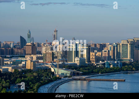 View of The Dagustu Park(Highland Park) in Baku,Azerbaijan Stock Photo ...