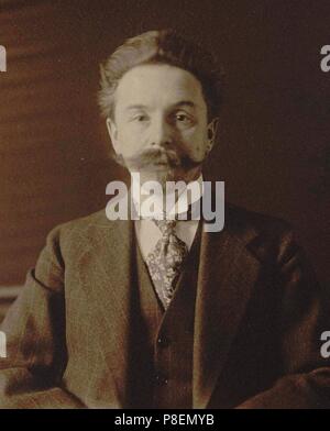 Portrait of the composer Alexander Scriabin (1872-1915). Museum: A ...