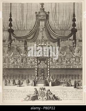 The interior of the Arc de Triomphe on full display for visitors to Paris, France Stock Photo ...