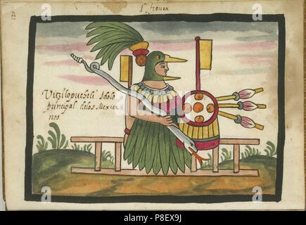 Xiuhtecuhtli, Aztec god of fire, day and heat. Museum: PRIVATE ...