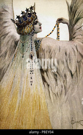 Solomko Sergei Sergeevich - Maria Belaia Lebed - Russian School - 19th ...