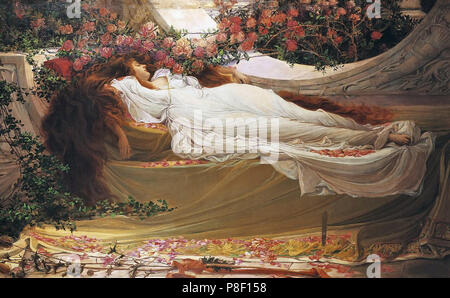 Spence Thomas Ralph - Sleeping Beauty - British School - 19th Century ...