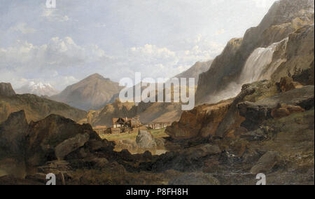 Stanfield George Clarkson - Falls of Sallanches in the Valais ...