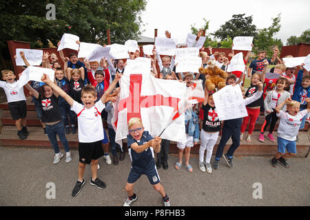 Pupils at Minster Church of England Primary School in Ramsgate wear ...
