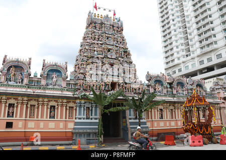 Sri Kandaswamy Temple in Brickfields, Kuala Lumpur, Malaysia Stock ...