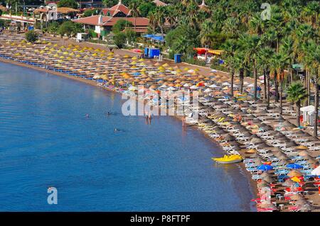 Beach Scene Near Marmaris Turkey Stock Photo - Alamy