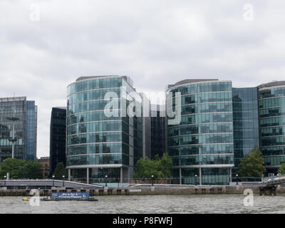 Thames riverside building developments Stock Photo - Alamy