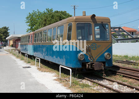 Old railway, Diakopto, Achaia, Peloponnese, Greece, Diakofto, narrow ...