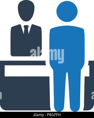 Customer support, Desk icon, Customer Desk icon, Reception desk icon ...