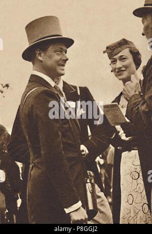 KING EDWARD VIII & MRS SIMPSON. In Dalmatia. Island of Rab, Croatia ...