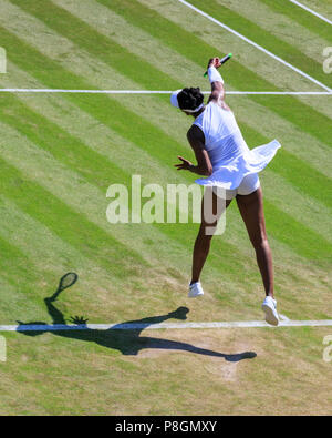 Venus Williams from the US plays against Romania's Irina Camelia Begu ...