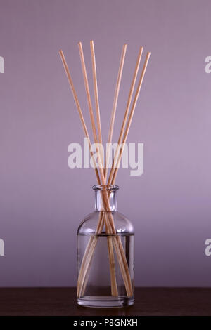 Aroma sticks in the bottle in a bathroom Stock Photo - Alamy
