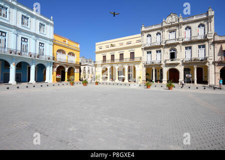 Havana, Cuba - city architecture. Renovated architecture at famous ...