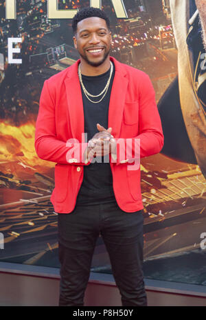 Jocko Sims attends the "Skyscraper" premiere at AMC Loews Lincoln ...
