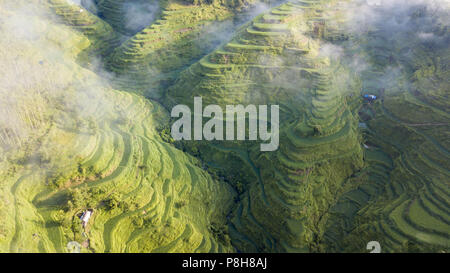 Congjian, Congjian, China. 12th July, 2018. Congjiang, CHINA-Aerial ...