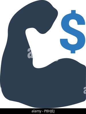Financial Strength Icon Stock Vector Image & Art - Alamy