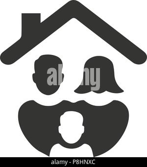 Family Protection Icon Stock Vector Image & Art - Alamy