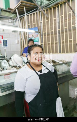 Exotic fruits at Mercado Surquillo de Lima, Surquillo market Stock ...
