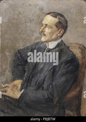 This 1919 portrait of Ulrich von Brockdorff-Rantzau, painted by Max ...