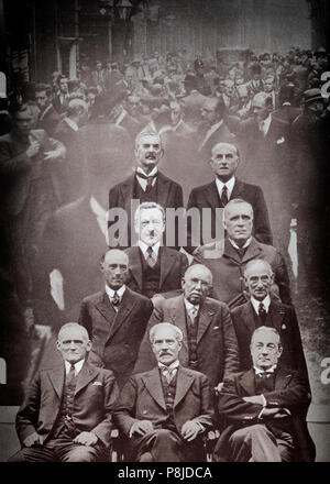 The Labour Cabinet, 1929: group photo of members of the Labour Party ...