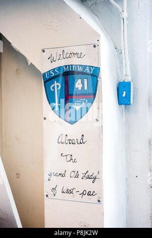 "Island Tour" is what they call a tour of the command and control tower ...