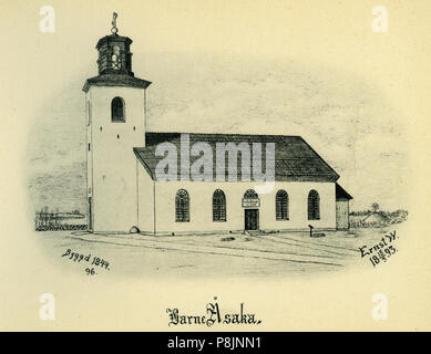 Barne-Åsaka Church in Sweden is an example of Swedish ecclesiastical ...