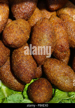 Kibbee patties, a Middle Eastern meatball Stock Photo - Alamy