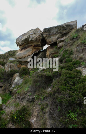 Cliffs at Ravenscar Yorkshire Coast UK Stock Photo - Alamy