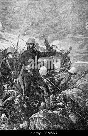 BATTLE OF MAJUBA HILL, 27 February 1881. Final battle of the First ...