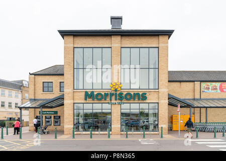 Morrison's supermarket in the new village of Cambourne, South ...