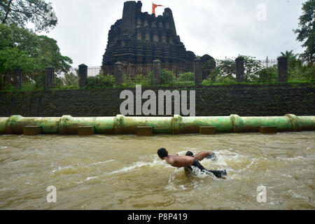 Thane, India. 12th July, 2018. 12/07/2018 in Ambernath, Thane, India ...