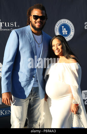 Kenley Jansen and Gianni Jansen at 4th Annual Los Angeles Dodgers ...